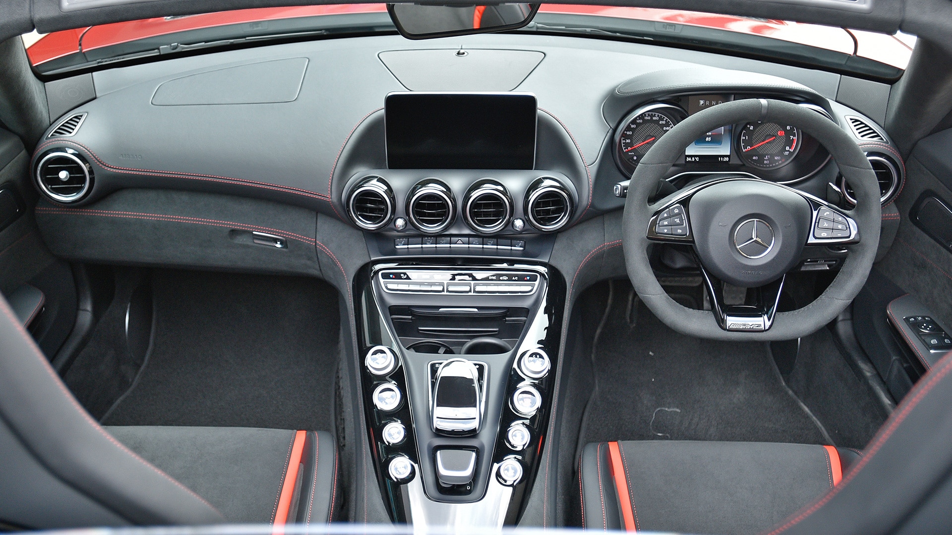 Mercedes Benz AMG GT 2017 Roadster Interior Car Photos - Overdrive