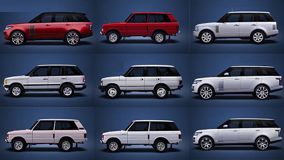 Evolution of the Land Rover Range Rover in 120 seconds - Overdrive