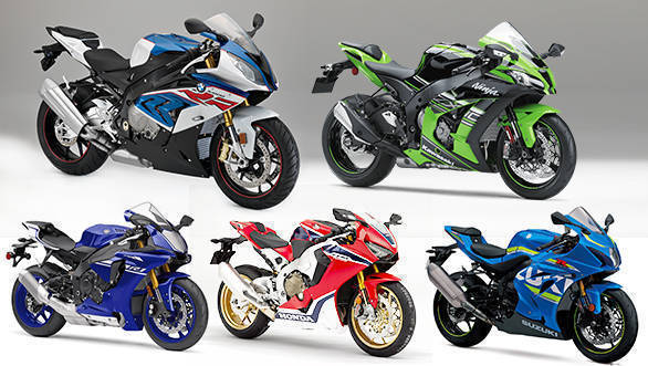 Spec comparison: BMW S1000RR vs Kawasaki Ninja ZX-10R vs Honda Fireblade vs Yamaha R1 vs Suzuki ...