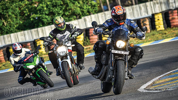 Ducati Monster 797 vs Harley-Davidson Street Rod vs Kawasaki Ninja 650 ...