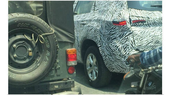 Tata Harrier based seven seater H7X spied on test - Overdrive