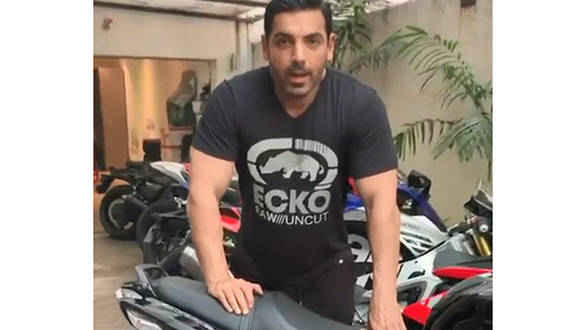 John Abraham gives a tour of his garage - a closer look at his ...