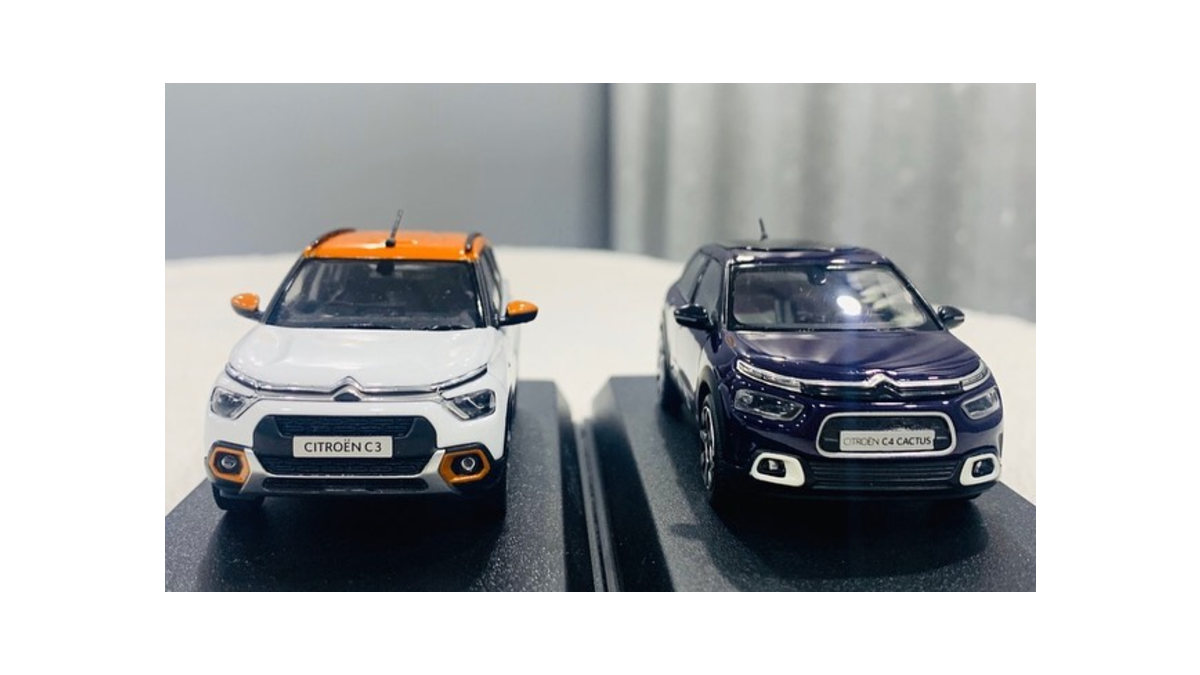 2021 Citroen C3 compact SUV leaked in scale model form ahead of India ...