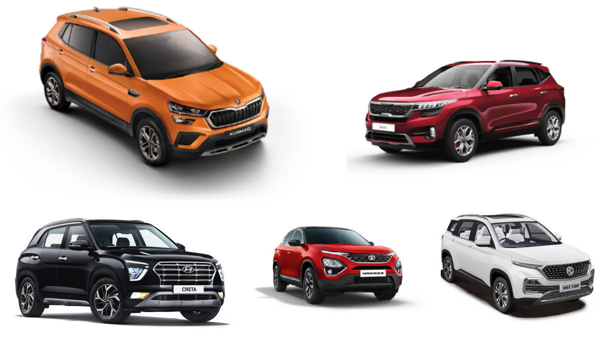 Spec Comparison: MG Astor Vs Mahindra XUV700 Vs Skoda Kushaq Vs Hyundai Creta Vs Kia Seltos Vs ...
