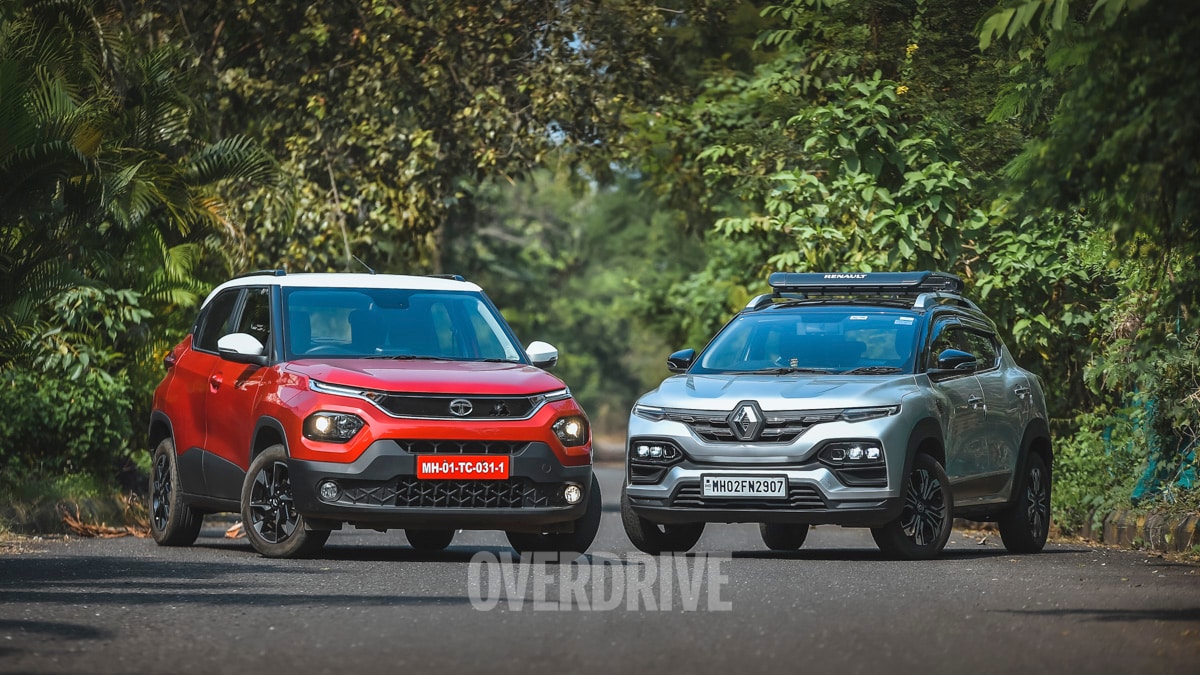 2021 Tata Punch vs Renault Kiger compact crossover comparo - Overdrive