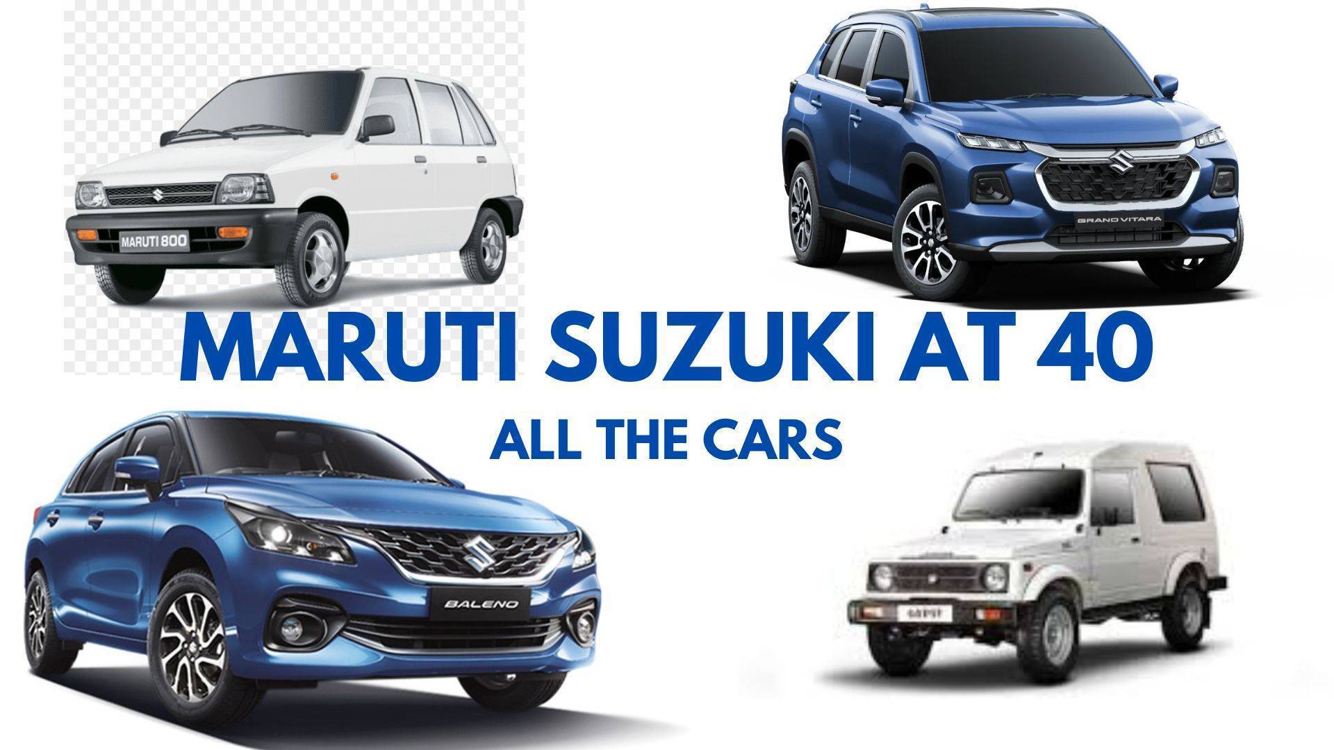 Maruti Suzuki at 40: ALL the cars - Overdrive