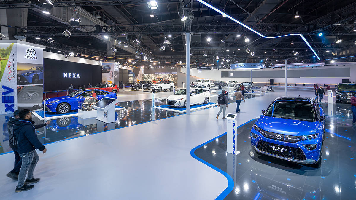 Toyota showcased modern and sustainable technology range at Auto Expo ...