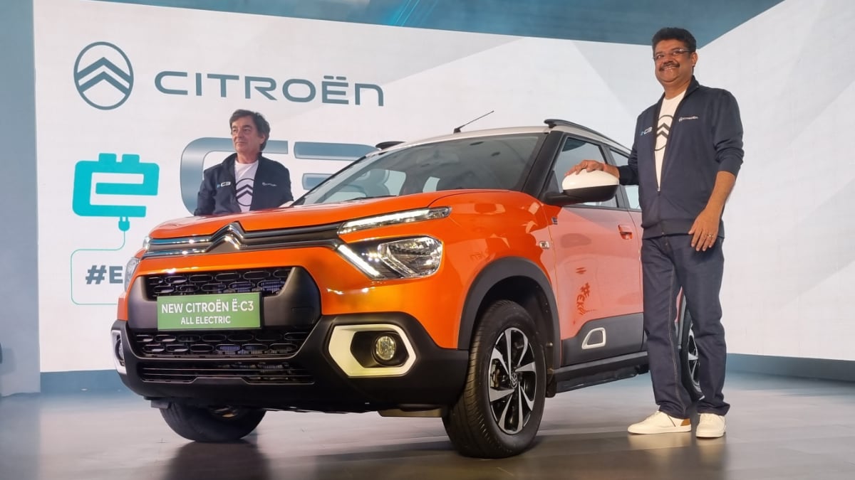 Citroen eC3 EV hatch unveiled in India with 320 km range - Overdrive