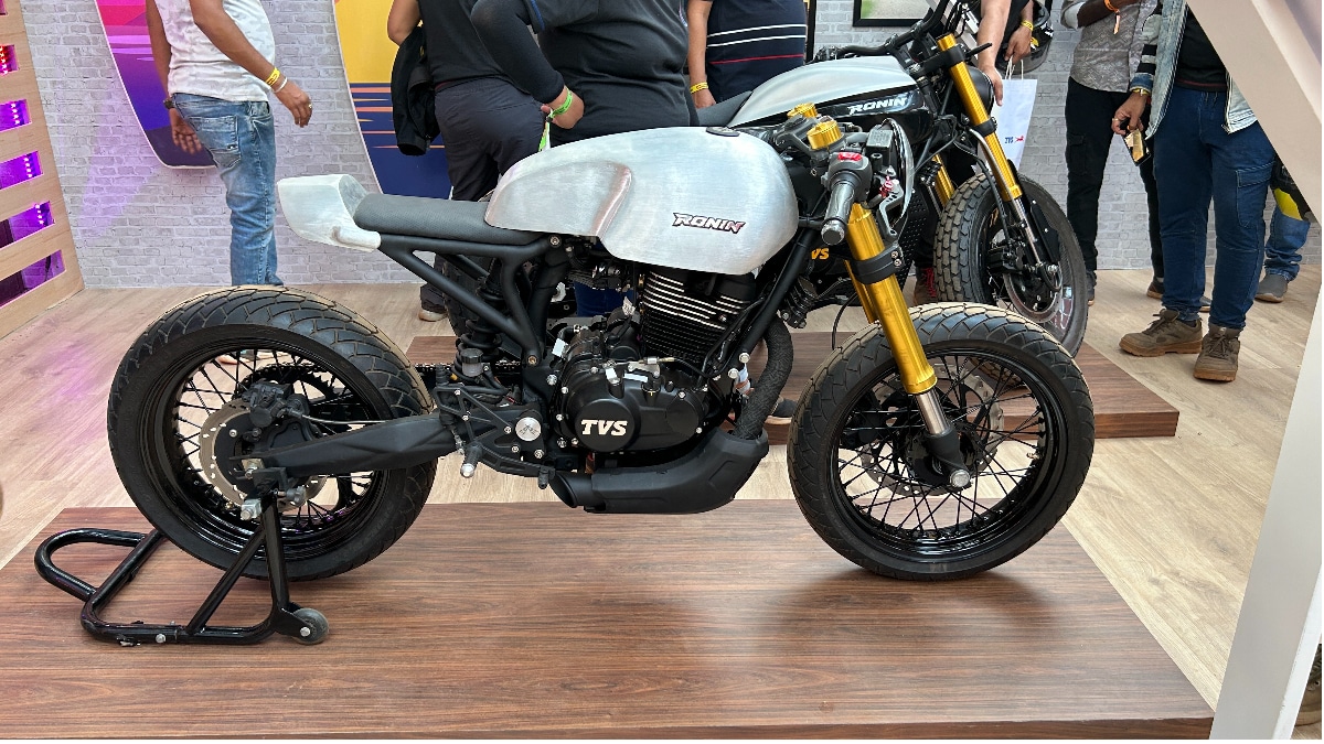 Rajputana Customs Ronin-based Wakizashi showcased at TVS MotoSoul 2.0 ...