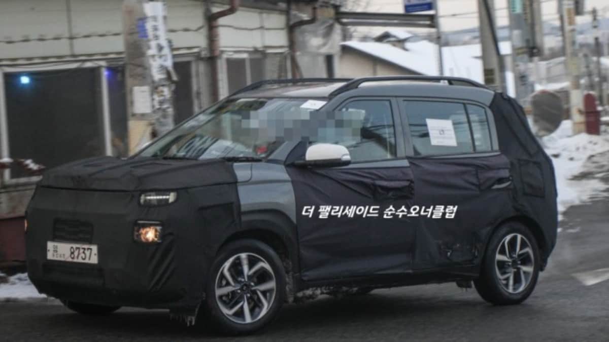 Hyundai Exter spotted testing in production ready guise - Overdrive
