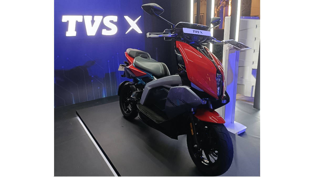 New TVS X electric scooter launched at Rs 2.50 lakh - Overdrive