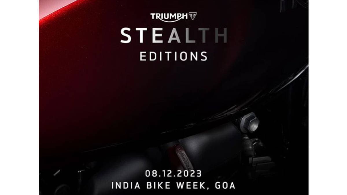 Triumph Stealth Editions teased ahead of IBW 2023 launch - Overdrive