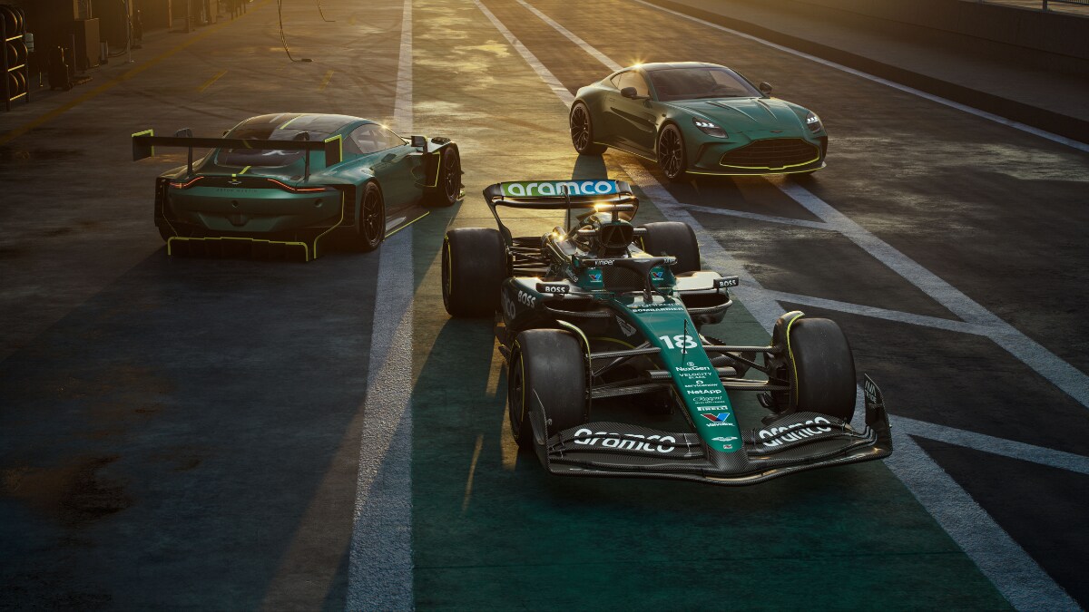 Aston Martin reveals AMR24 F1 car alongside Vantage GT3 - Overdrive
