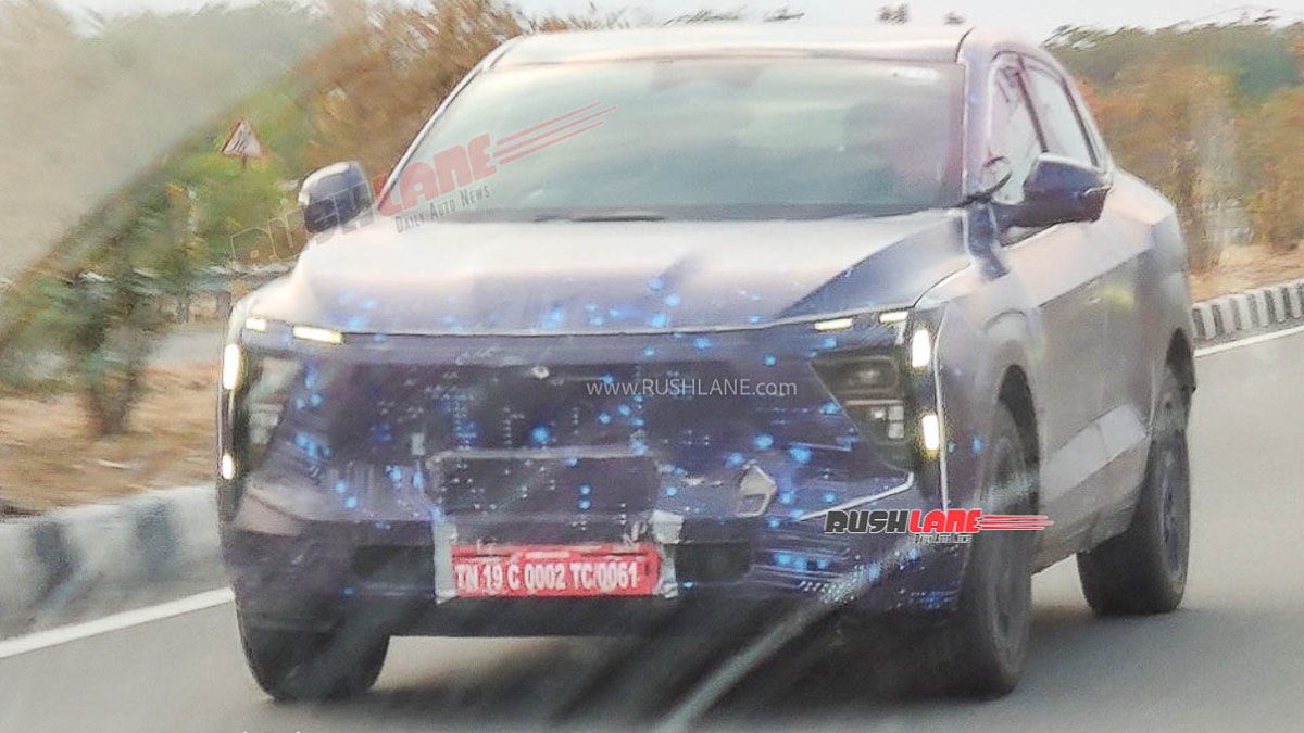 Mahindra XUV.e9 spotted testing and looks production ready - Overdrive