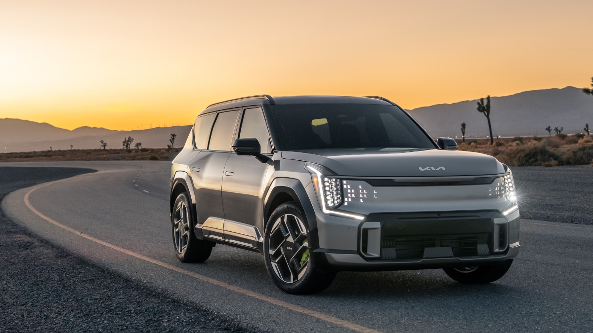 The Kia EV9 GT is a full-size family SUV with 501PS - Overdrive