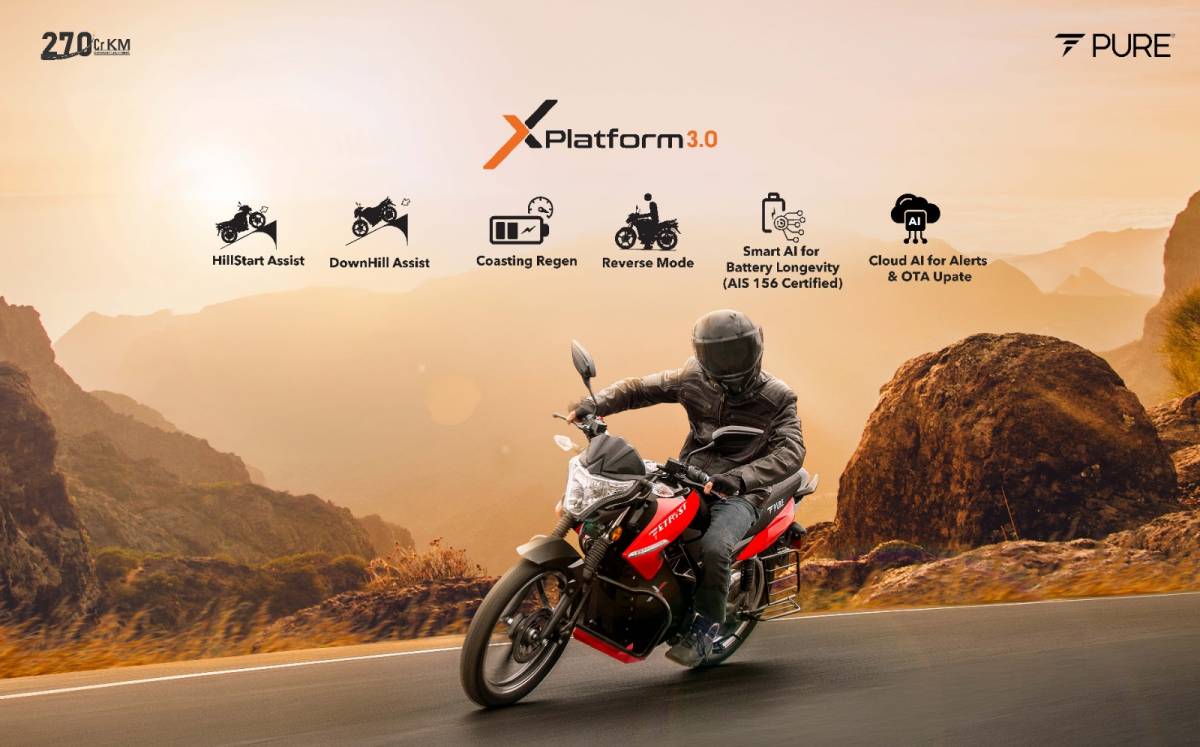 PURE EV launches X Platform 3.0 - Overdrive